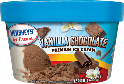Half Gallon Hershey's Vanilla & Chocolate Ice Cream | Mays Sandwich Shop